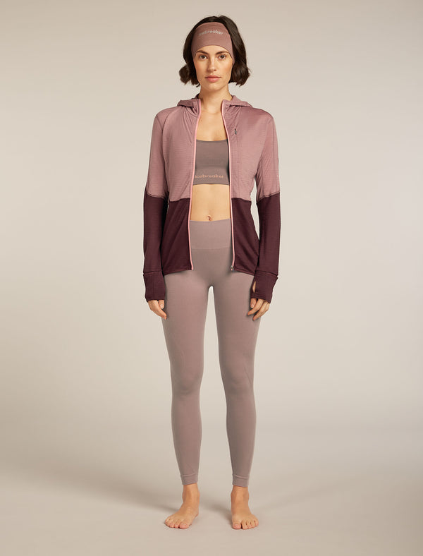 Women's Merino Blend 200 Realfleece™ Descender Long Sleeve Zip Hoodie ...
